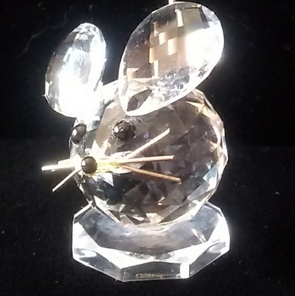 Swarovski | Accents | Swarovski Retired Vintage Adorable Crystal Mouse ...
